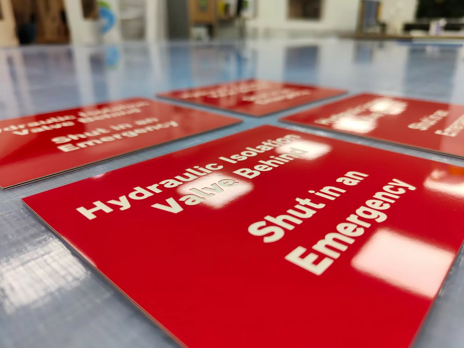 Internal & External Safety Signage At Elmtree Signs